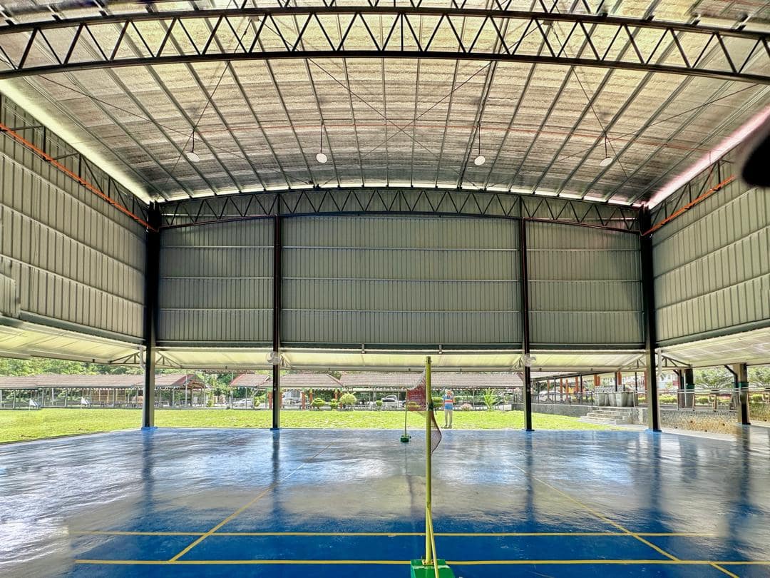 Pembinaan Dewan Terbuka Sekolah Seri Wang SG Petani Kedah - NYE Builder